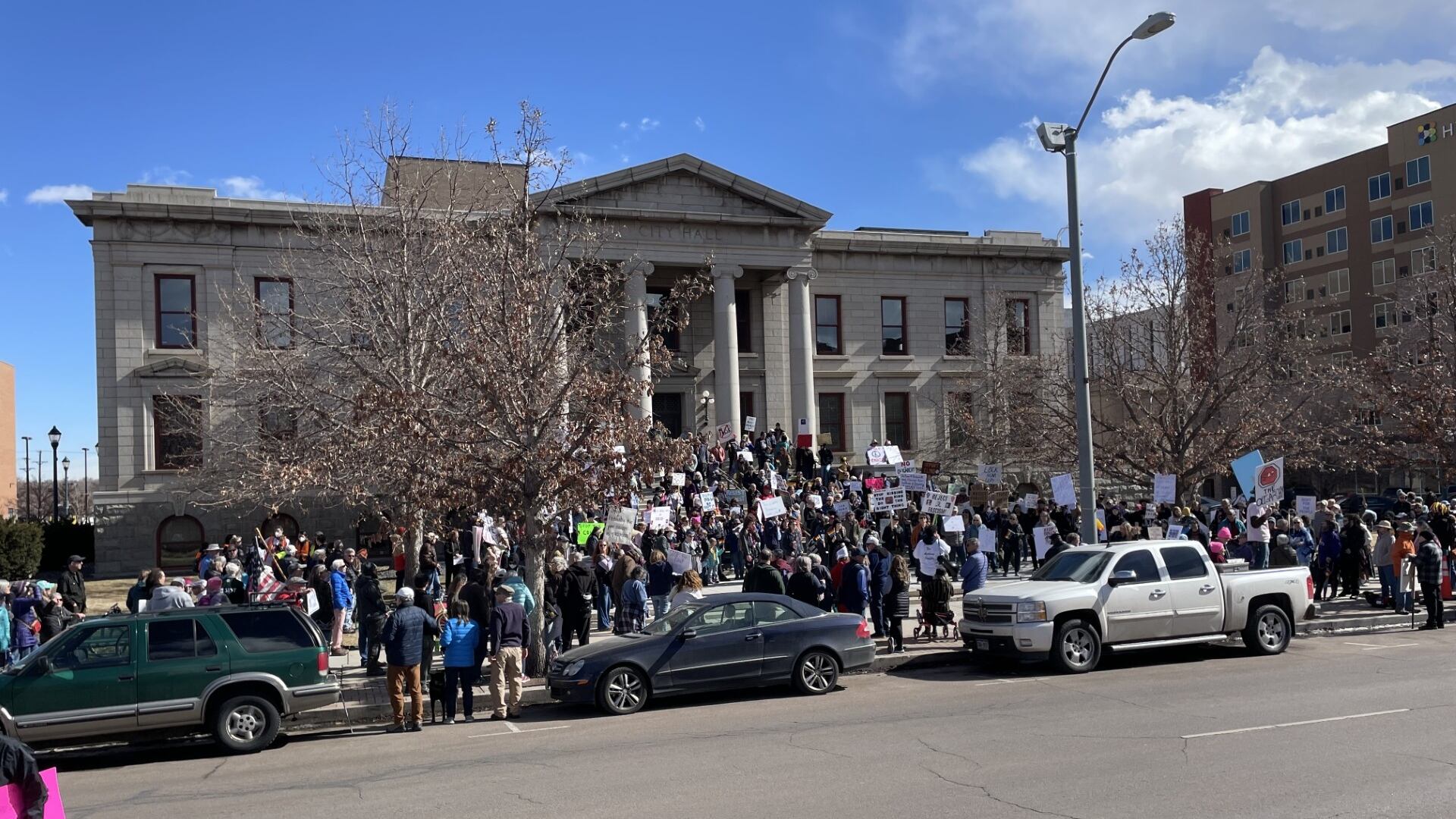‘It’s time to stop firing federal employees’: Presidents Day protests ...