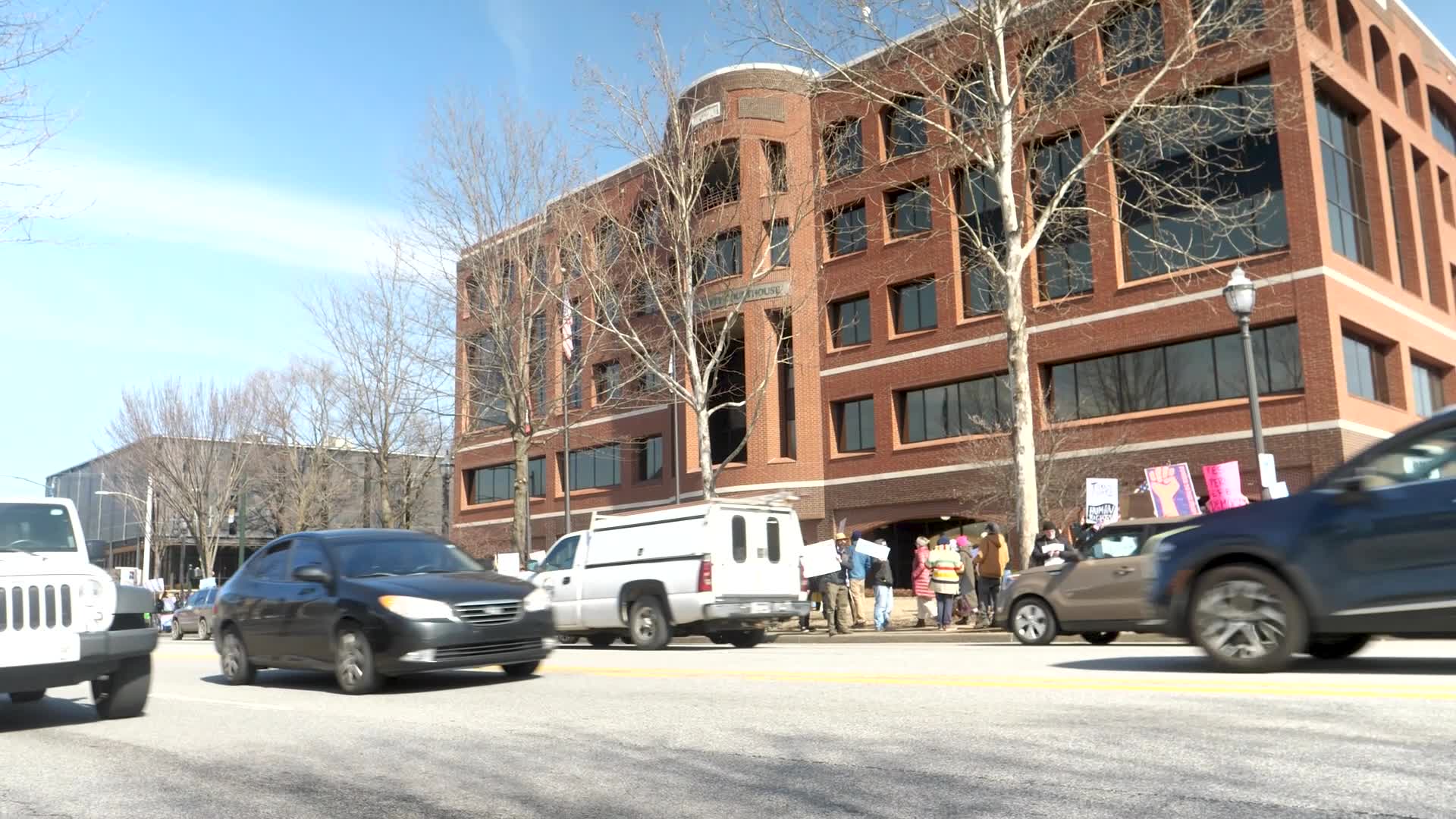 Northwest Arkansas residents gather for National Day of Protest