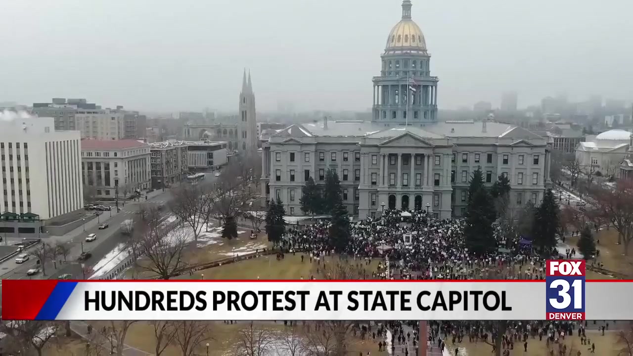 Protests take place across Colorado against President Trump's actions