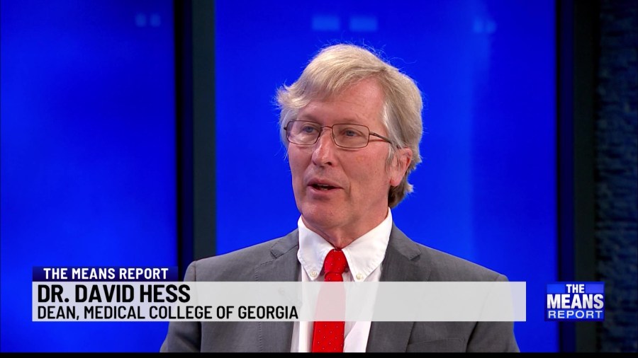 Dr. David Hess and the state of the Medical College of Georgia
