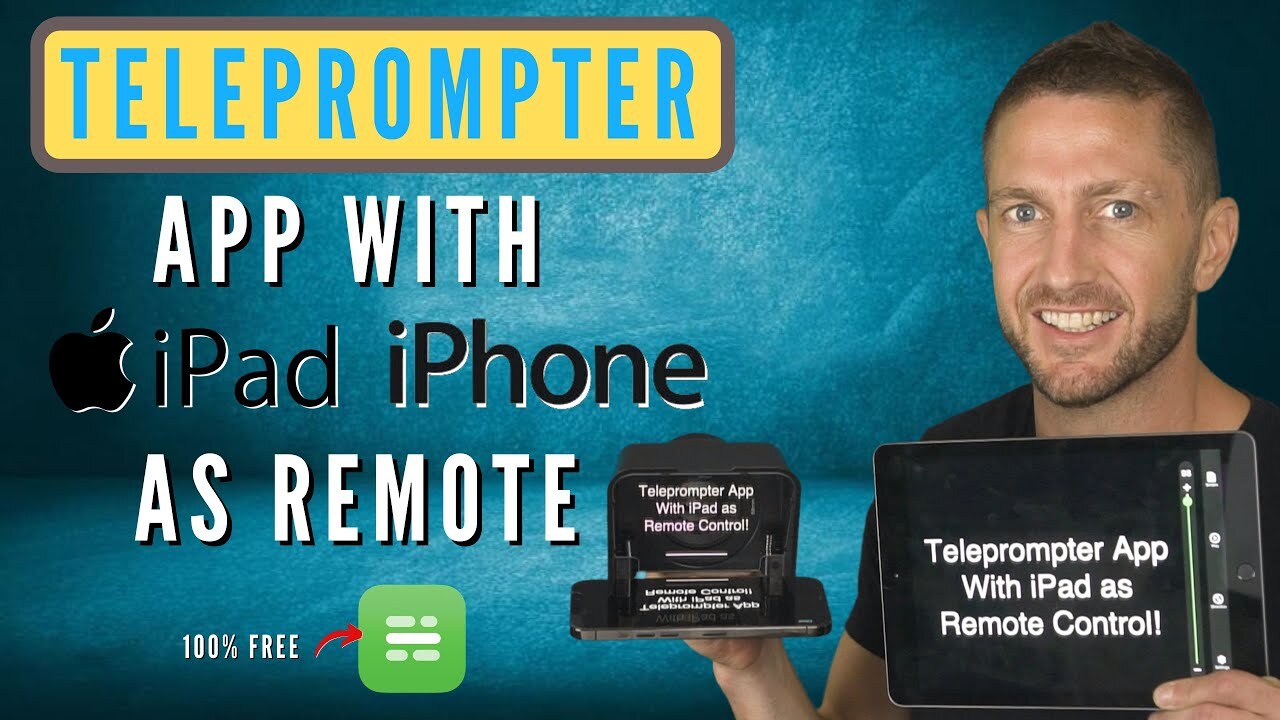 BEST Teleprompter App With Remote | Use iPad to Control Script on ...