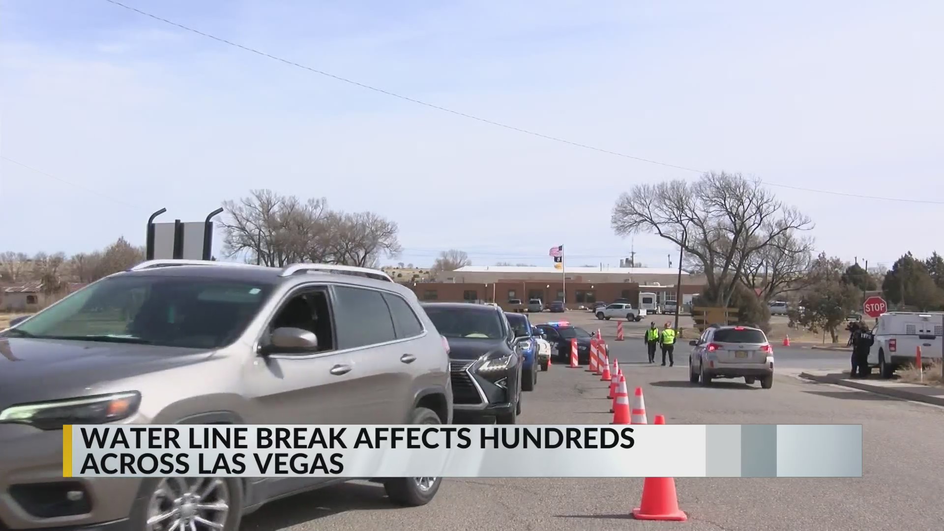 Water line issue in Las Vegas causes outages