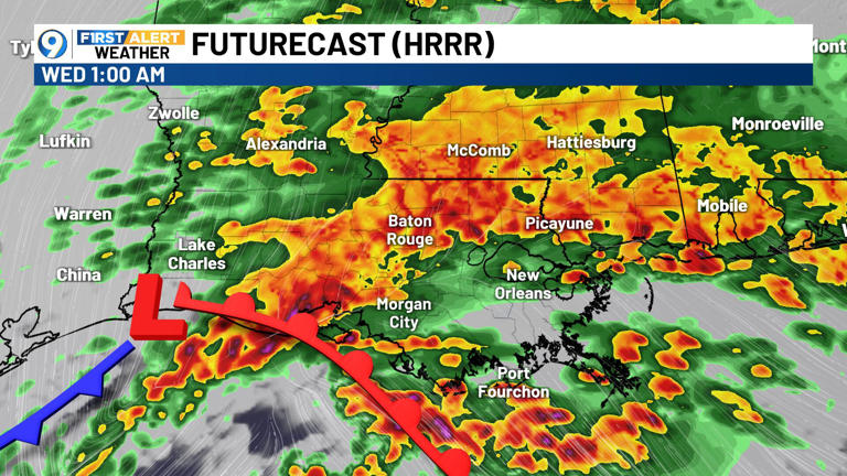 Locally heavy rain expected followed by widespread freezes