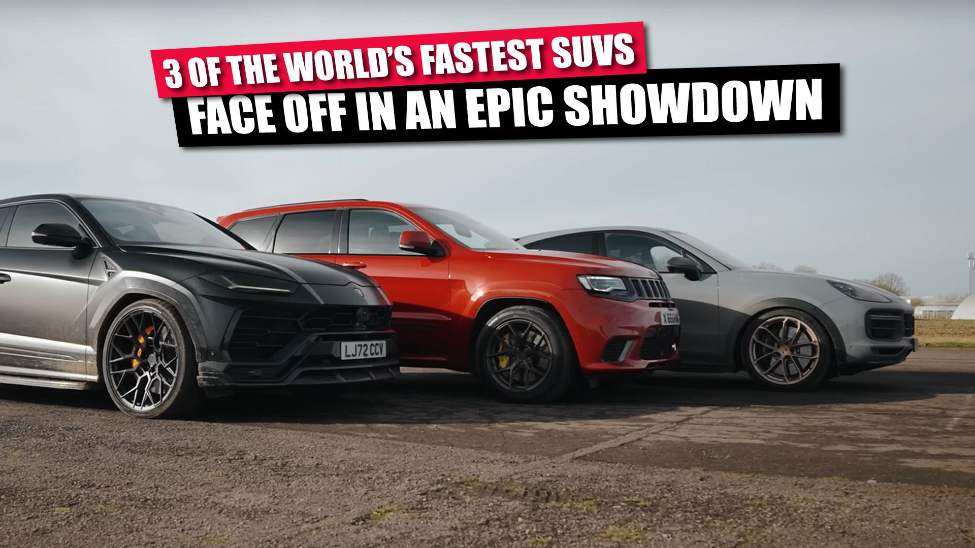 Fastest SUVs on the Planet Battle for Supremacy in Ultimate Showdown