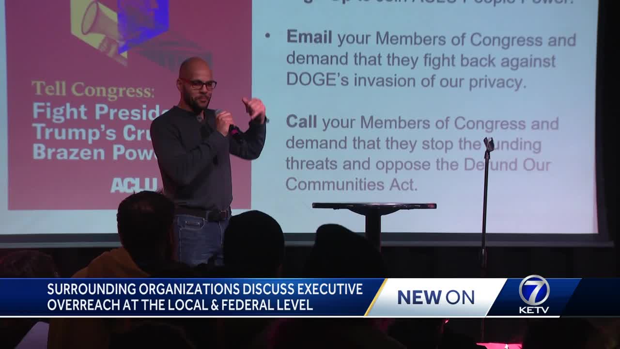ACLU and surrounding organizations discuss executive overreach