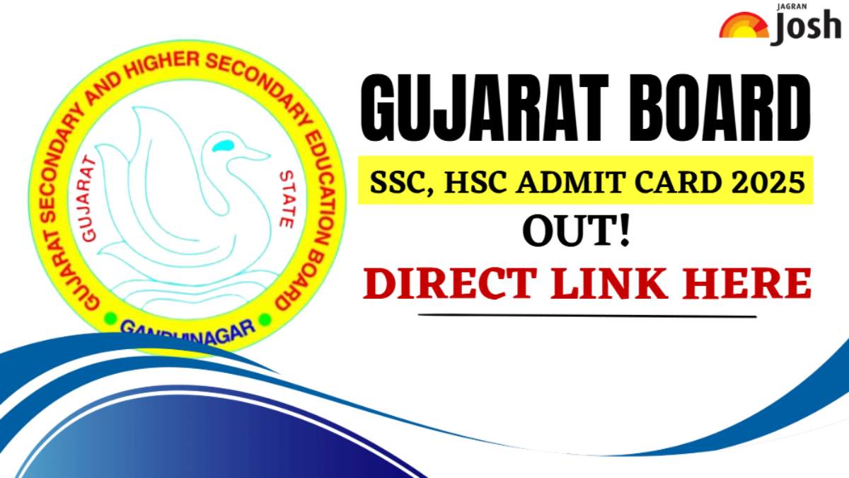GSEB Hall Ticket 2025 Out For Class 10th, 12th: Download SCC, HSC Admit ...
