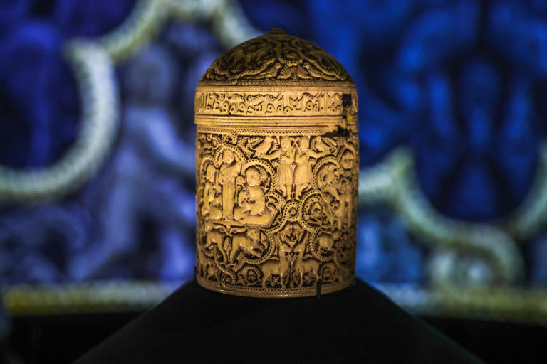 Pyxis of Al-Mughira: On loan to Louvre Abu Dhabi, the 10th century ...