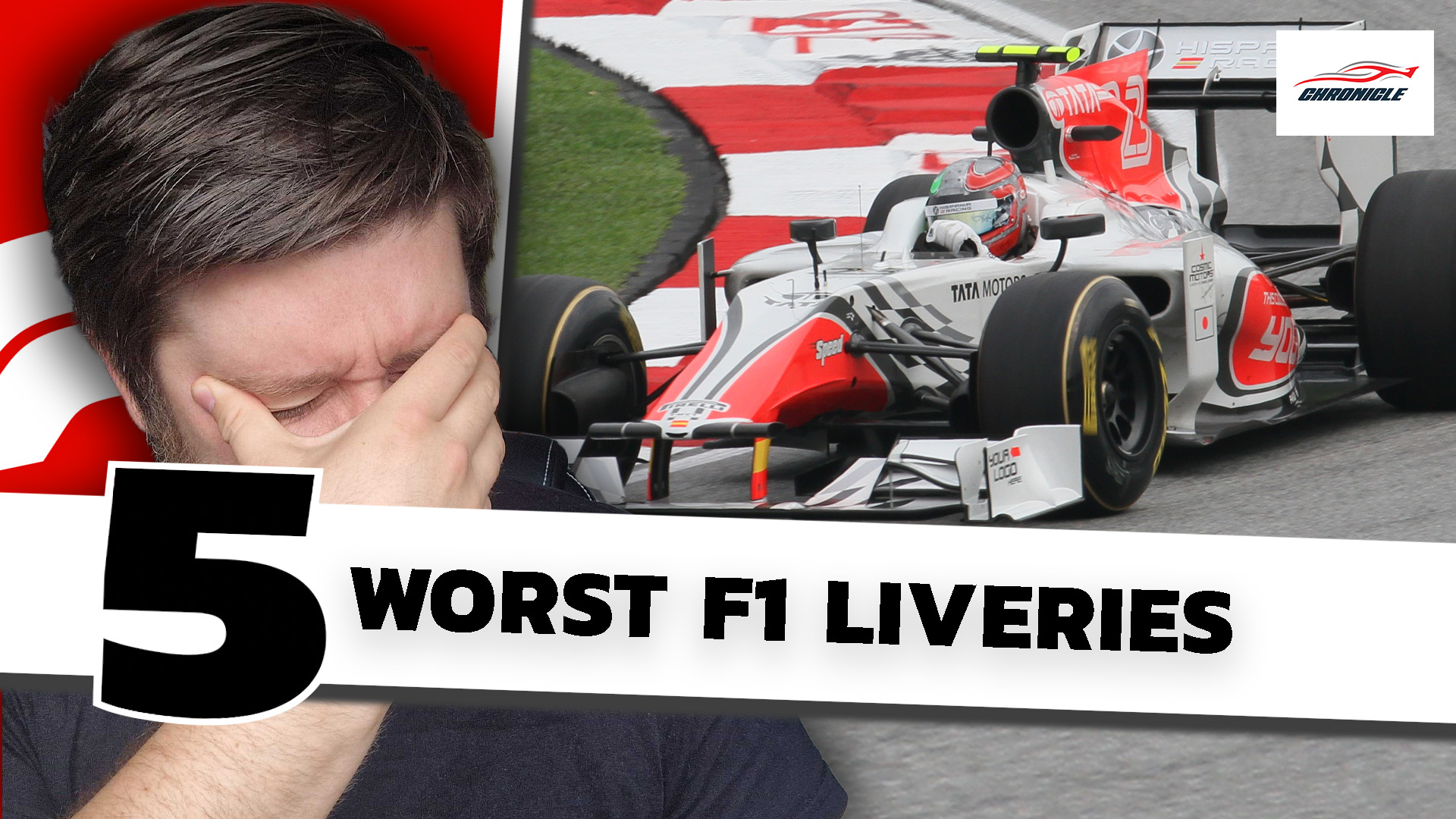 Top 5 Worst Formula 1 Liveries Of All-Time