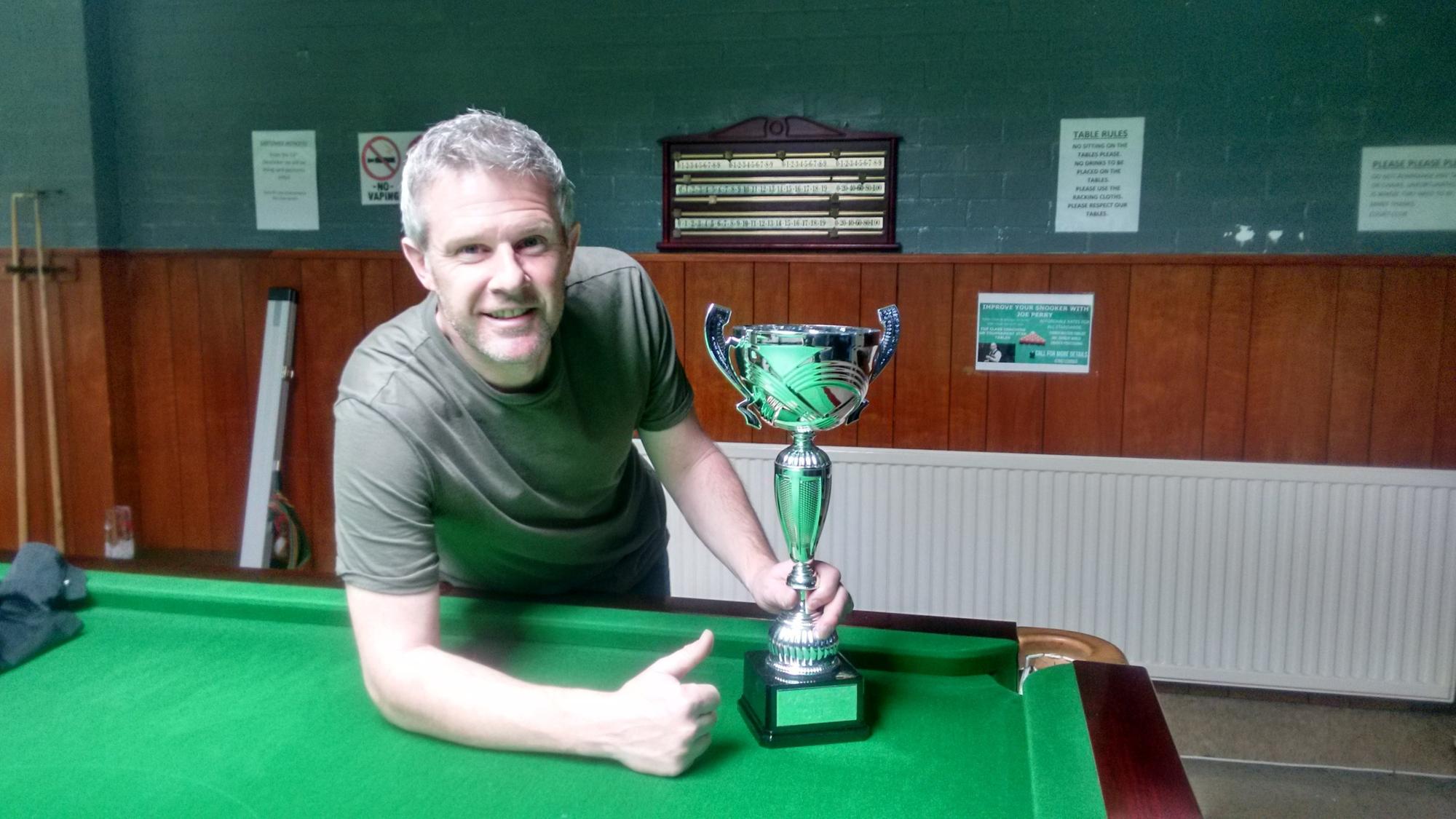 Local pool star blitzed a 128-strong field to win over a grand and ...