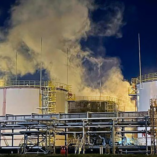 Ukraine’s Drone Strike Ignites Chaos at Russia’s Ilsky Oil Refinery