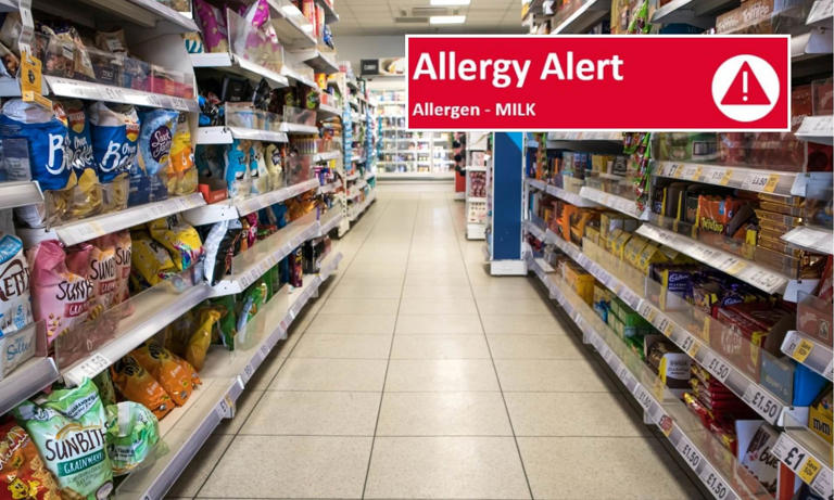 'Do not eat' warning issued for supermarket snack over allergy risk
