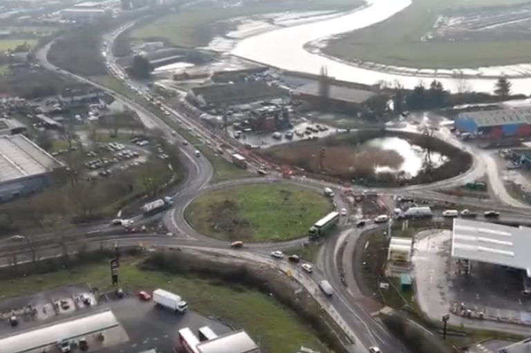 More road closures ahead as Bridgwater roundabout upgrade nears completion