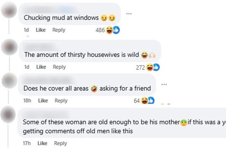Women 'throw mud at windows' after lookalike cleaner says he's available