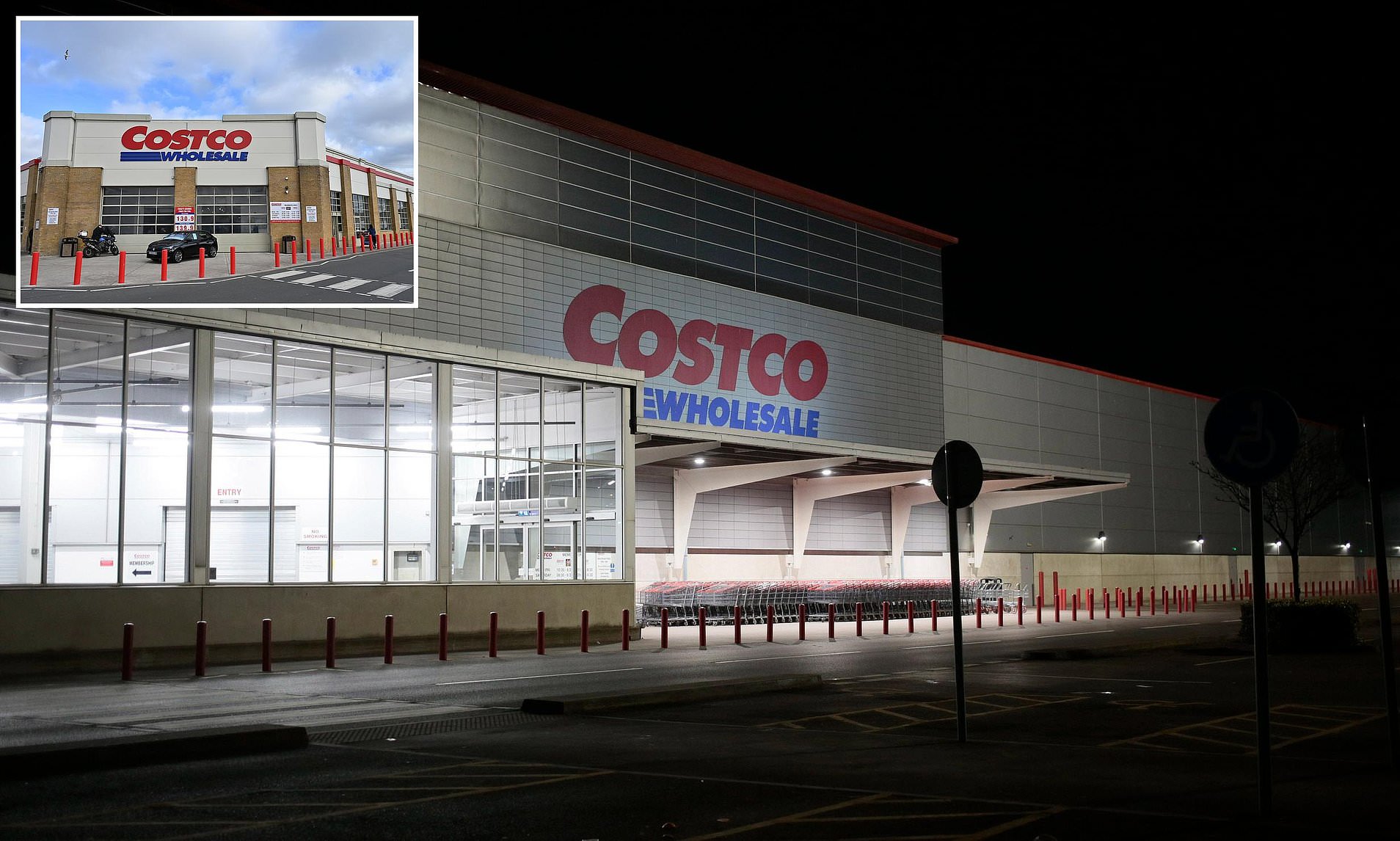 Ten people injured in 'mystery liquid' rampage in Costco