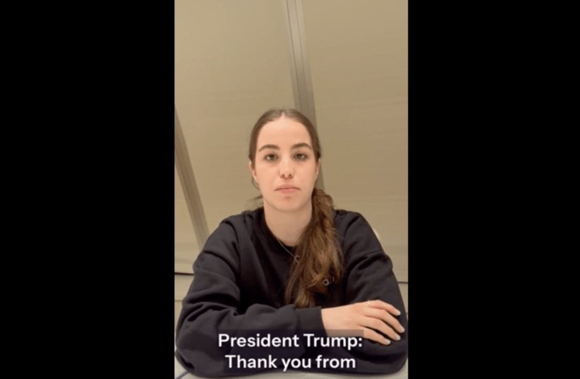 'You're my hope': Agam Berger thanks Trump in video