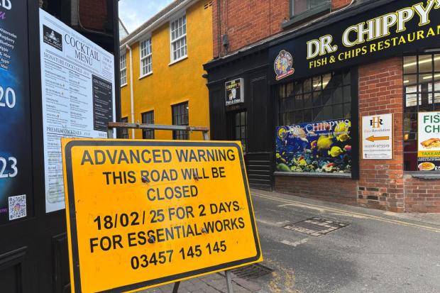 This Colchester road will be closed for essential works from today