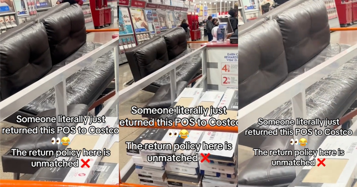 Costco Shopper Saw a Fellow Customer Returning An Old, Beat-Up Couch ...
