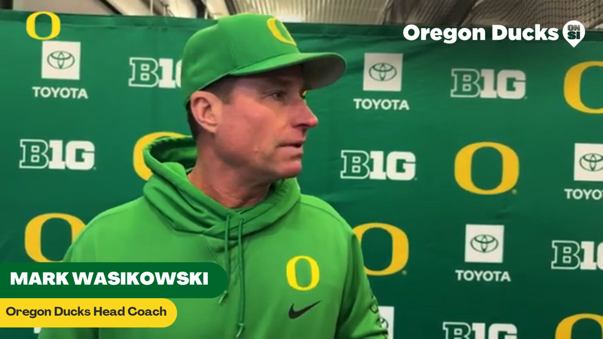 Oregon Ducks Baseball Coach Mark Wasikowski Discusses Series vs Toledo