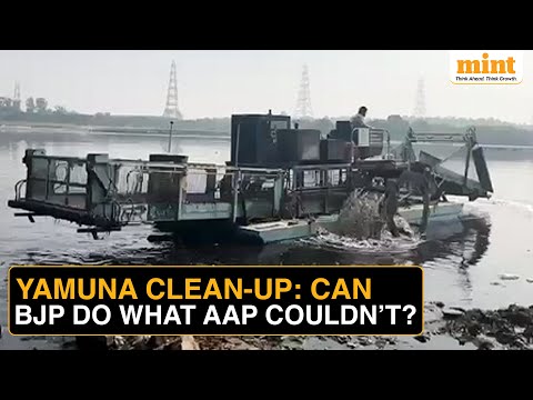 Yamuna Clean-Up Begins; River To Be Rejuvenated In 3 years | Can BJP Do ...