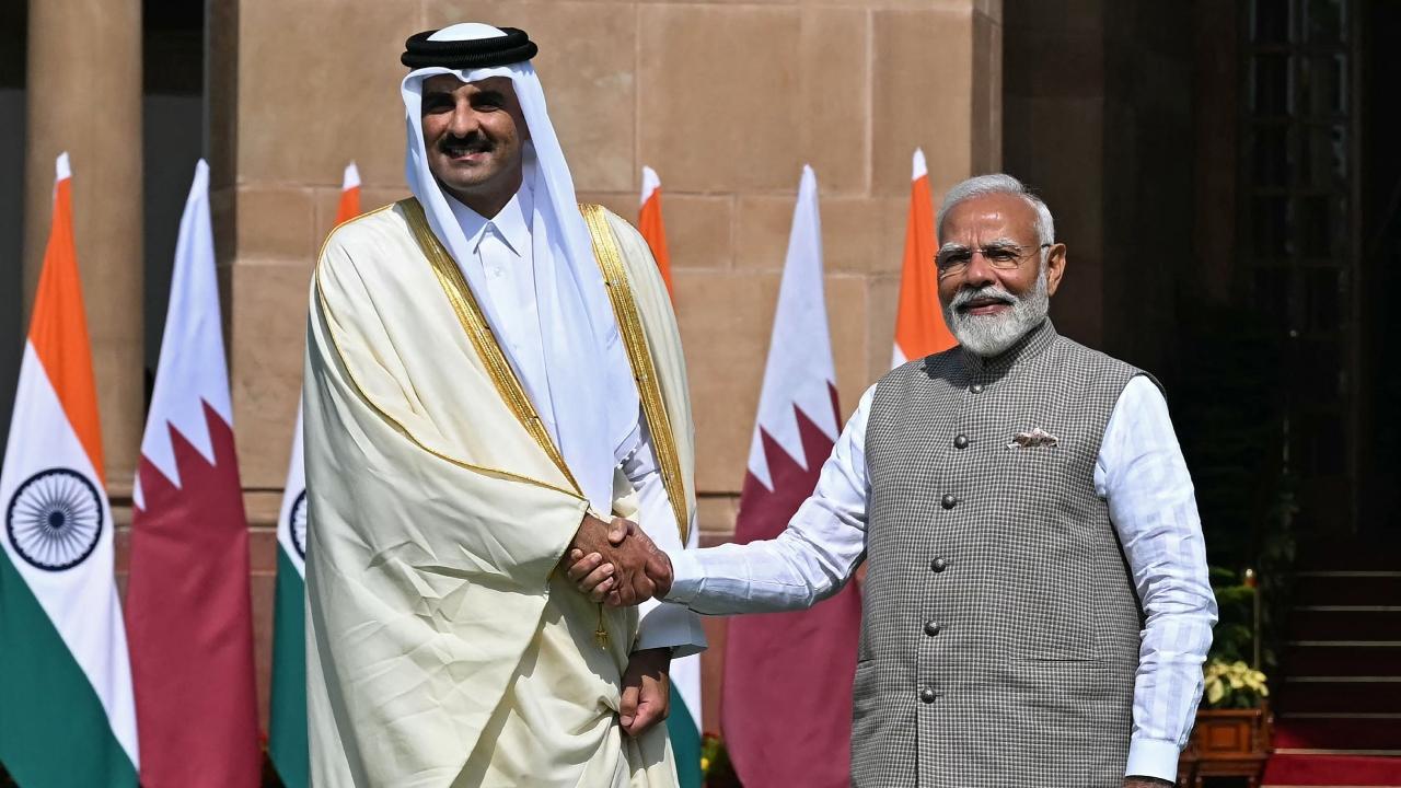 In Photos PM Modi holds bilateral meeting with Amir of Qatar in Delhi