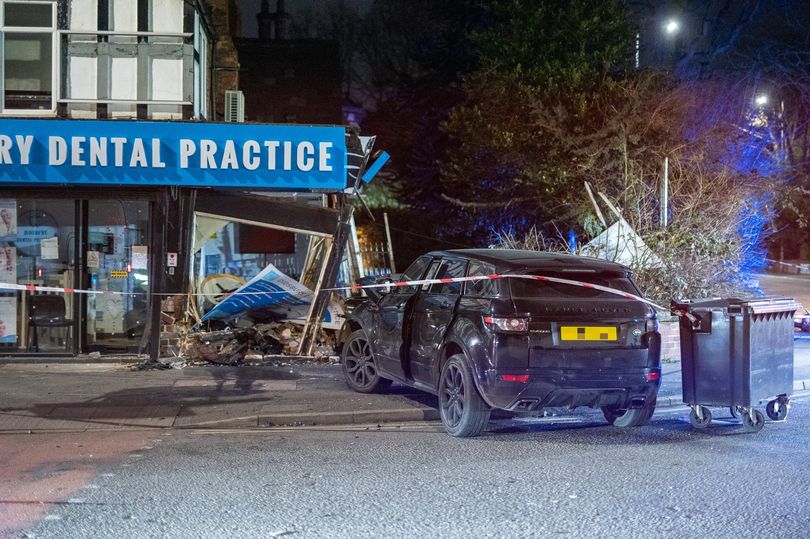 Driver rushed to hospital after Range Rover smashes into Didsbury ...