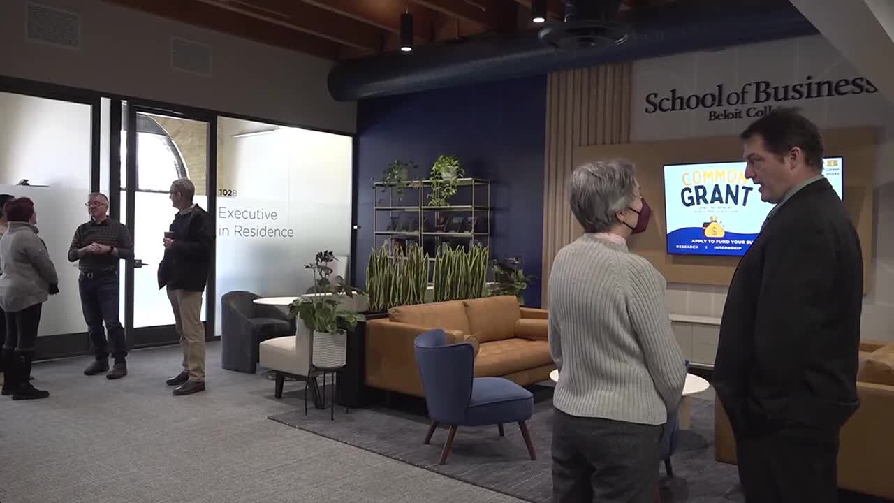 Beloit College celebrates reopening of historic campus building