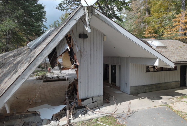 Blue Ridge Parkway landslide repairs underway after Helene. Where is ...