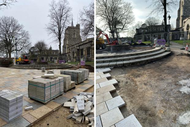 Works to create 'vibrant' High Street green space progressing well