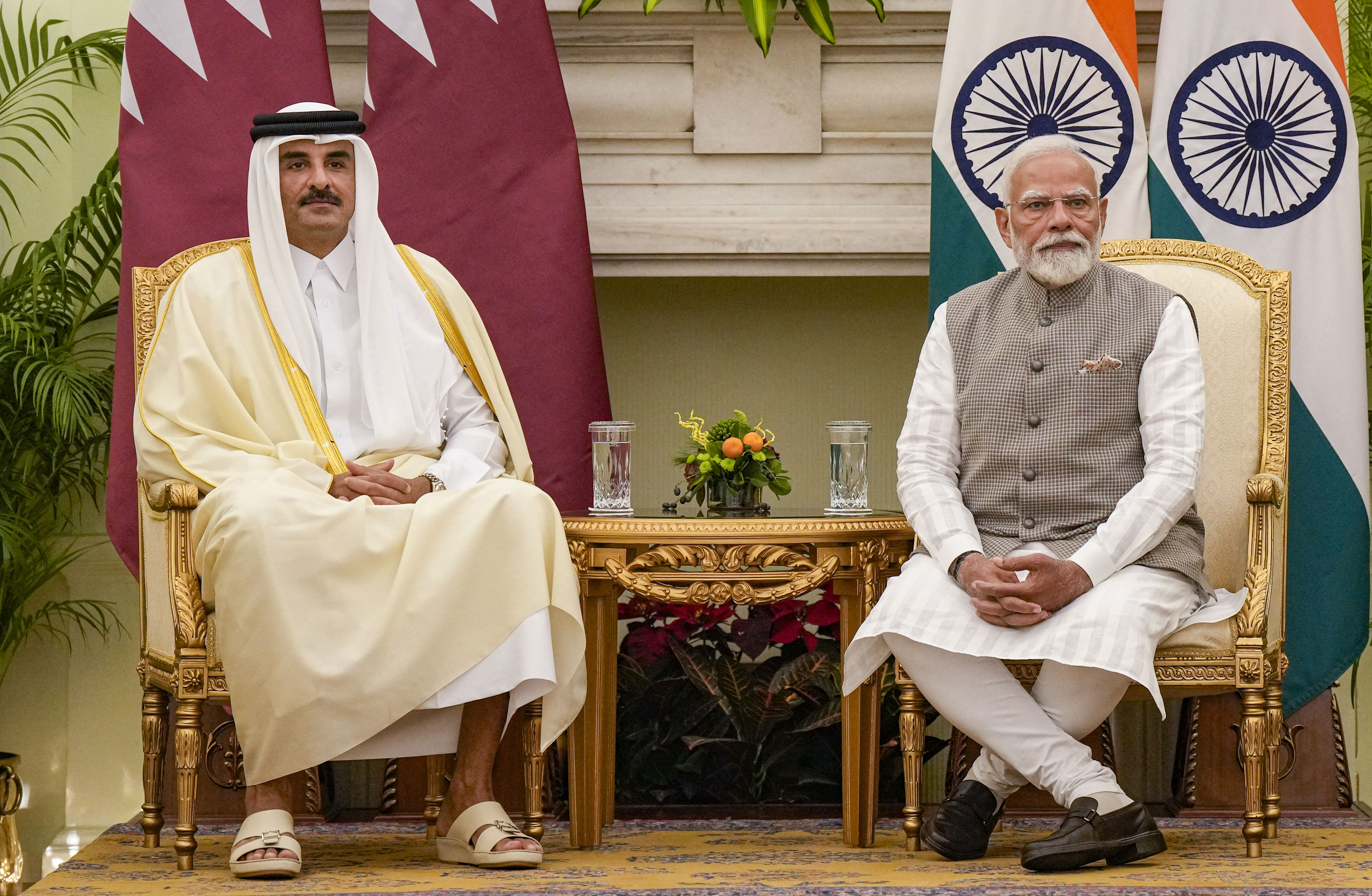 PM Modi, Amir of Qatar hold talks, decide to elevate India-Qatar ties ...