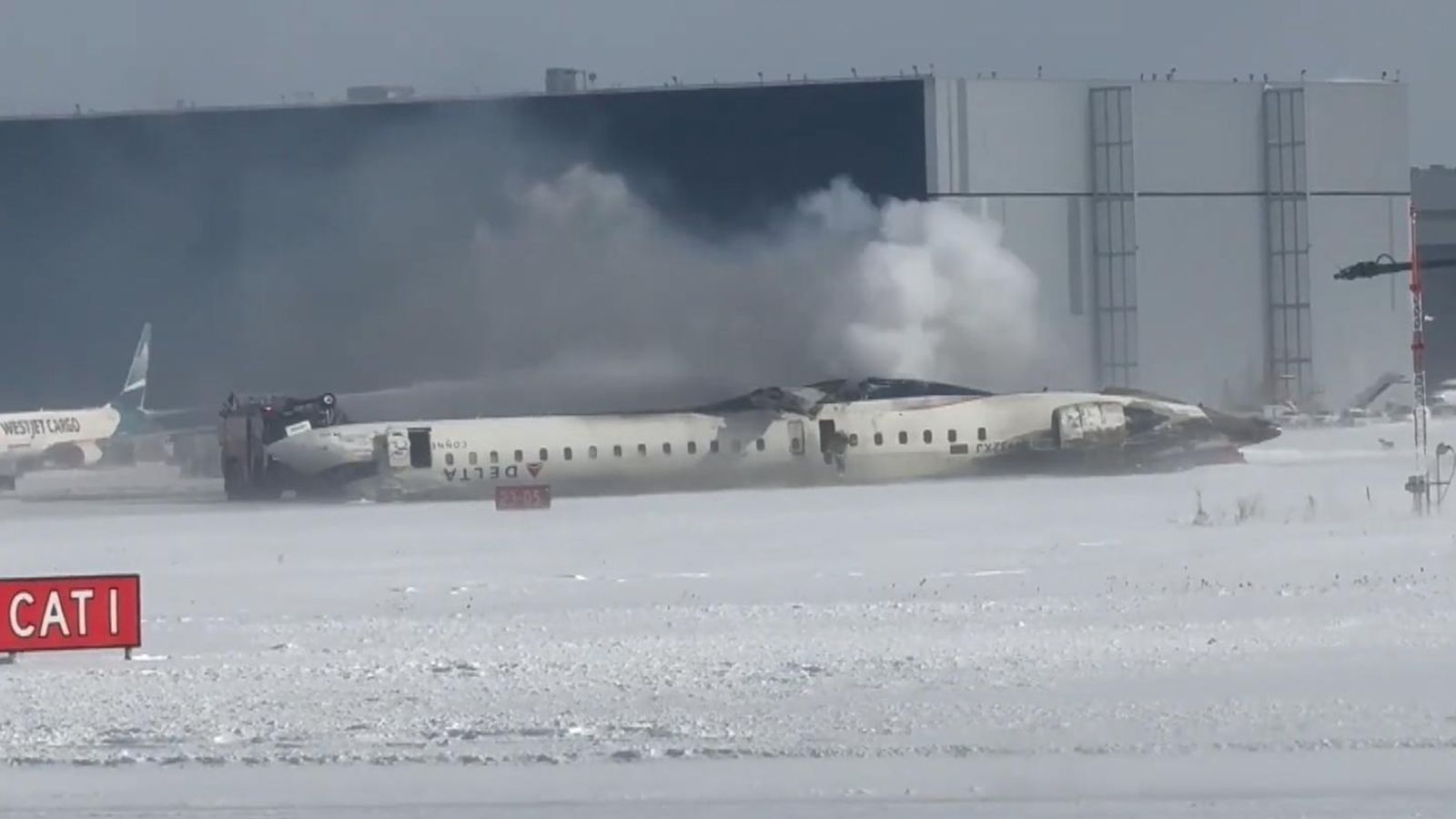 Firefighters jump from plane