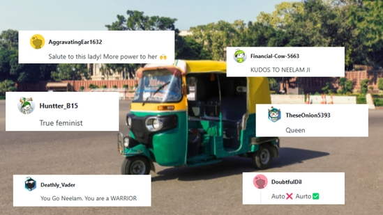 Viral female auto-rickshaw driver from Delhi trends on Reddit, users ...