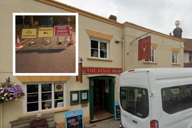 Stag's Head pub reacts after A39 road signs turn away customers