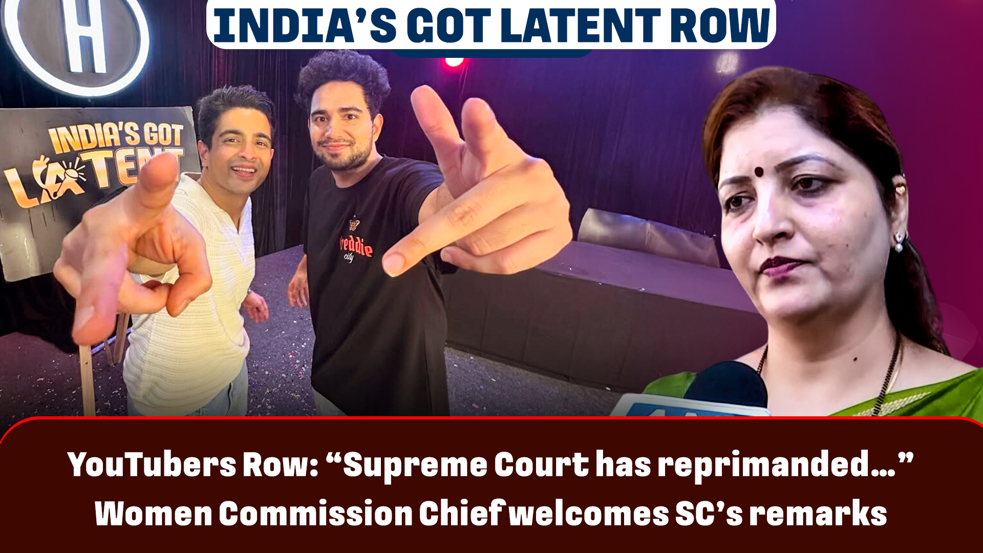 YouTubers Row: “Supreme Court has reprimanded…” Women Commission Chief ...