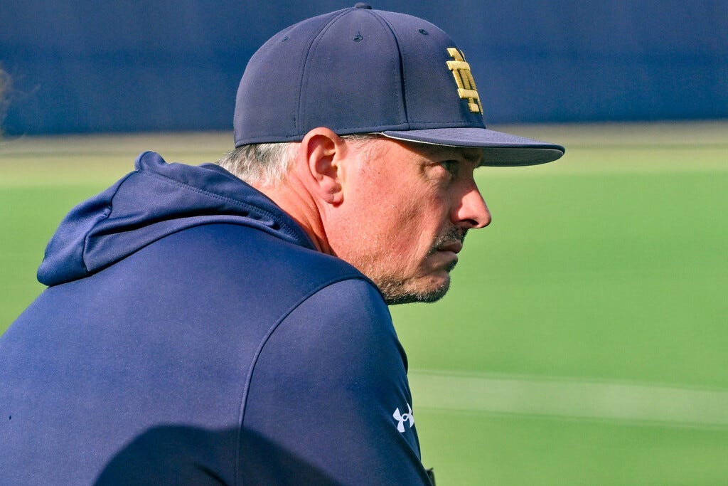 A baseball scouting report on Notre Dame football signee Brandon Logan