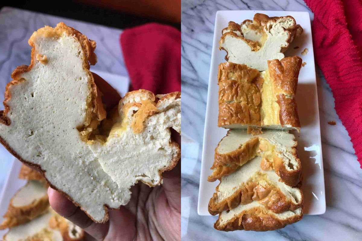 4 Ingredient Keto Egg Loaf