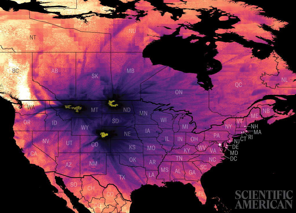 Chilling map shows utter devastation of a nuclear attack on the US
