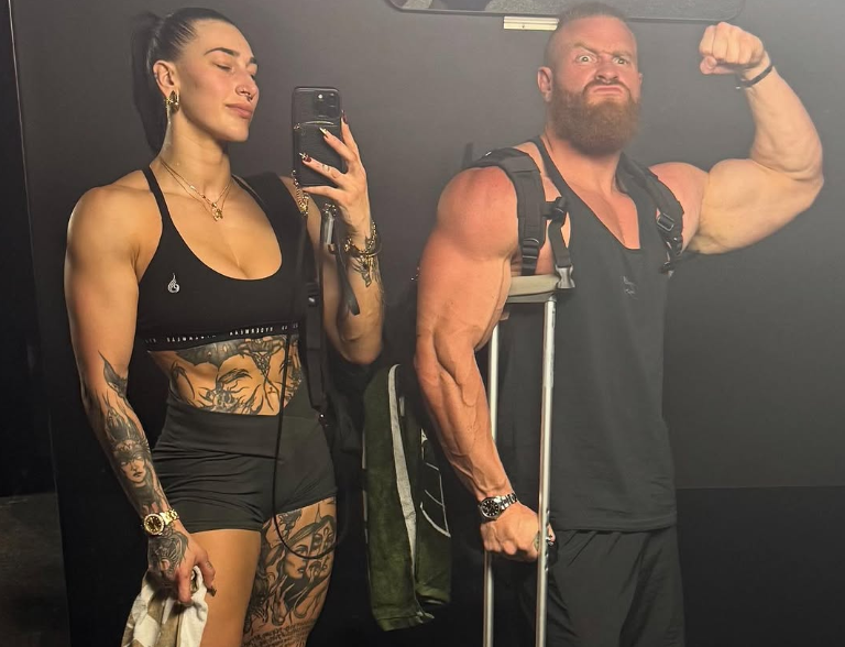 WWE Star Rhea Ripley and AEW's Buddy Matthews Celebrate Their Honeymoon ...