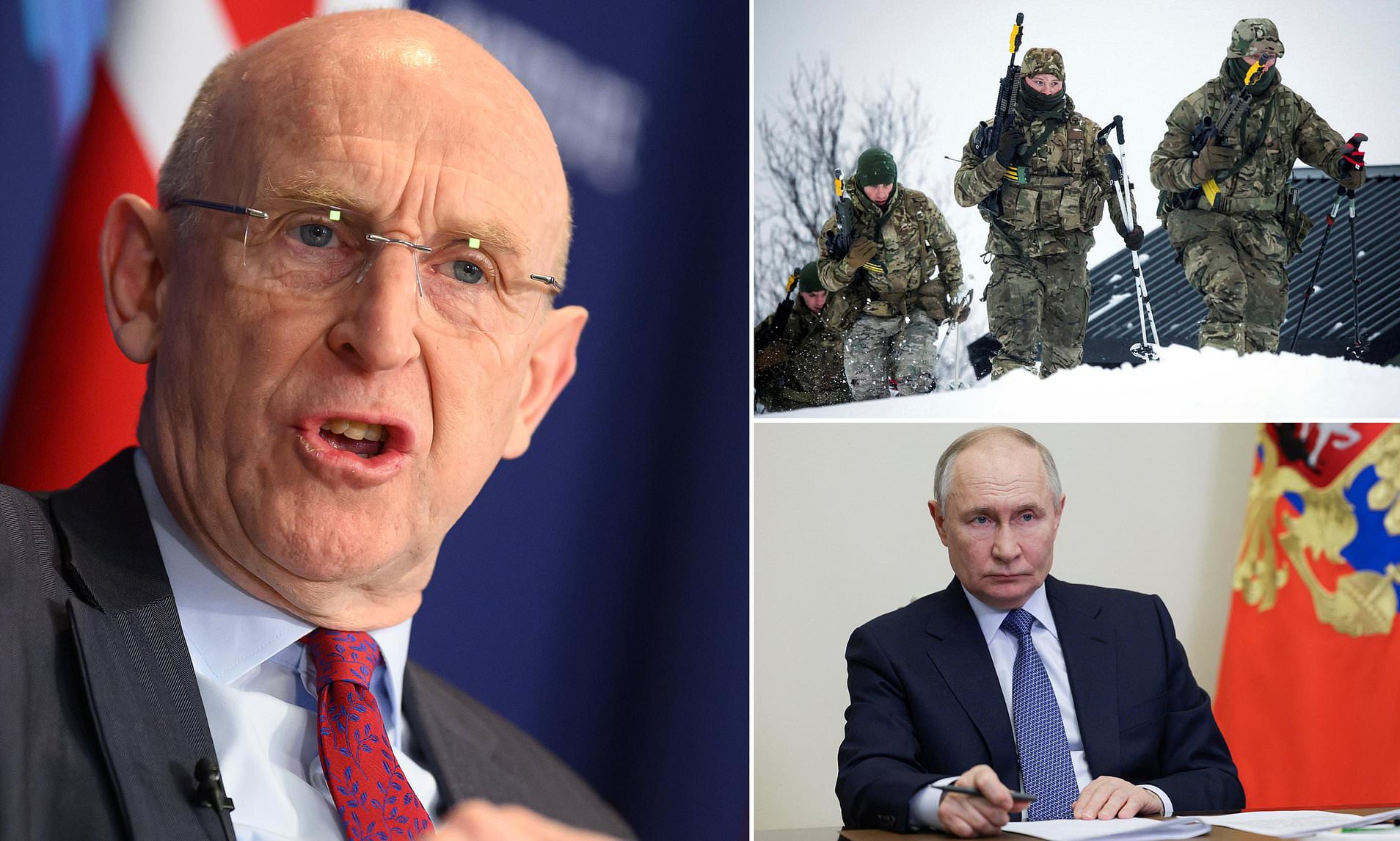 'Now is the time to re-arm Britain', says Defence Secretary