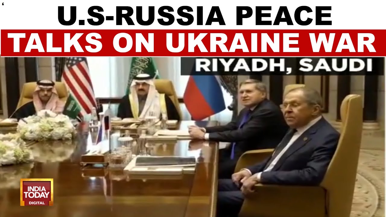 US, Russia diplomats hold peace talks in Riyadh to end Ukraine war