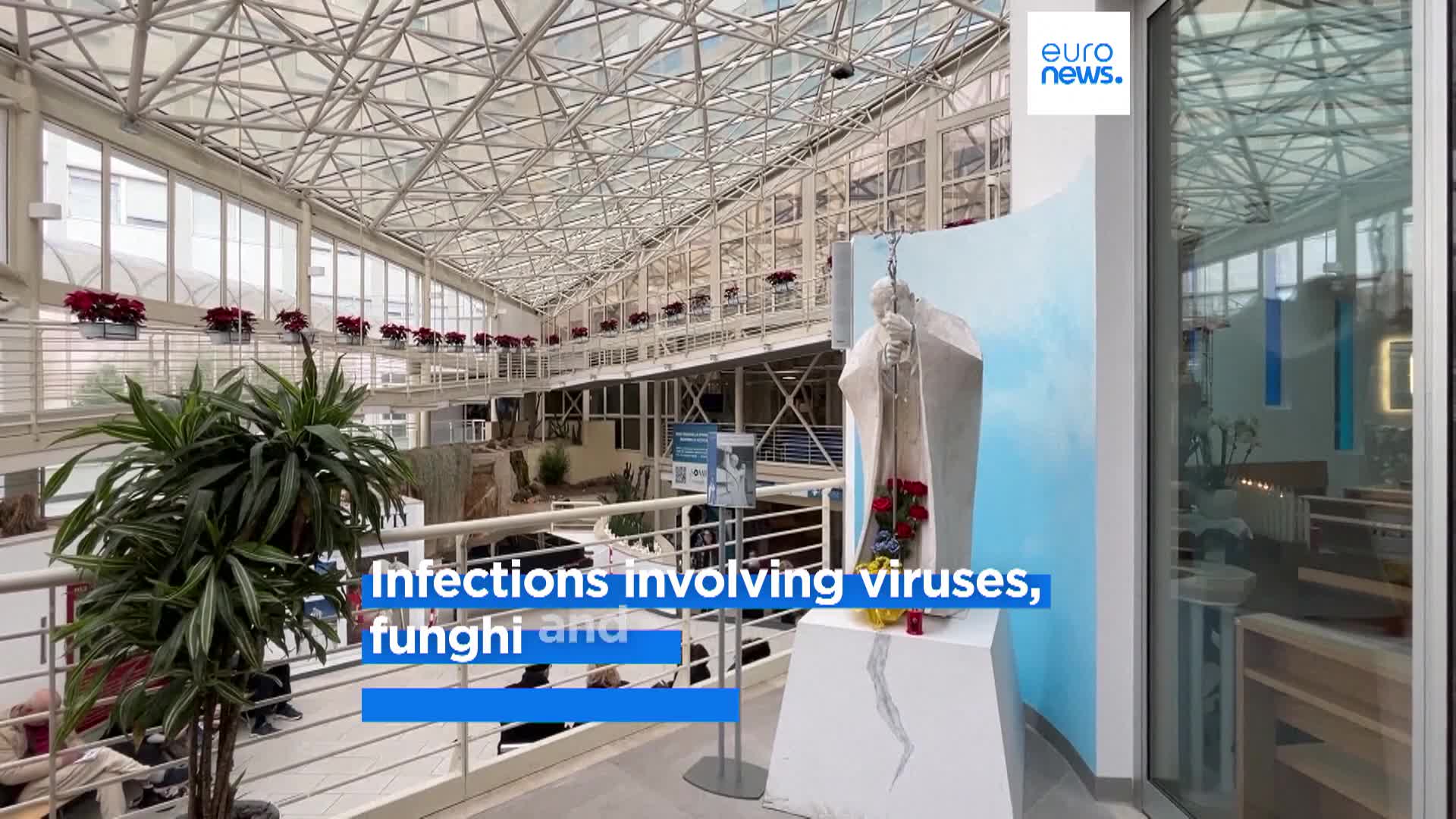 Pope Francis has a polymicrobial respiratory tract infection. What is ...