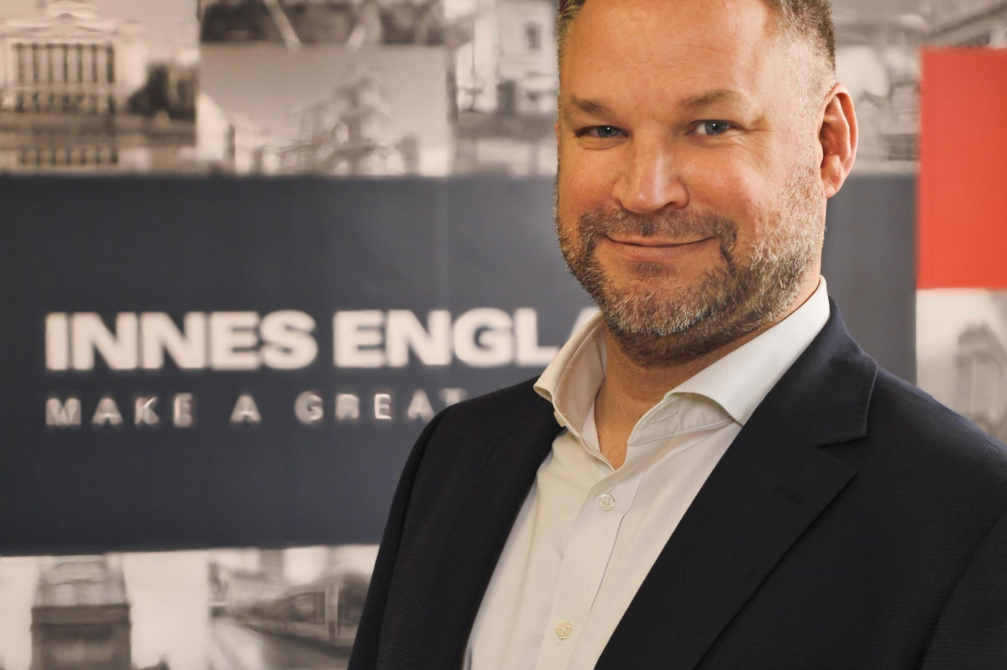 Innes England Birmingham lead promoted to equity director