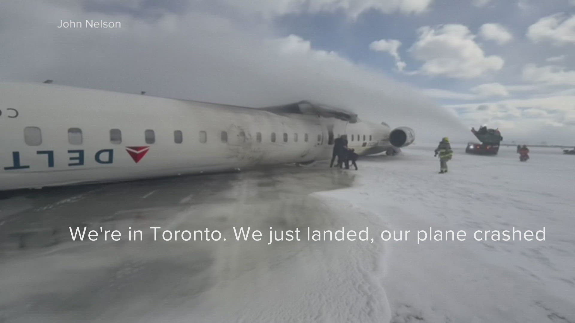 VIDEO: Delta jet flips upon landing in Toronto, all 80 aboard survive