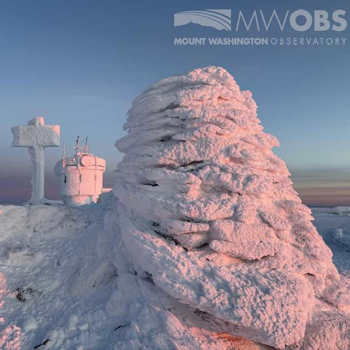 Some of the strongest winds ever: Mount Washington records incredible gusts