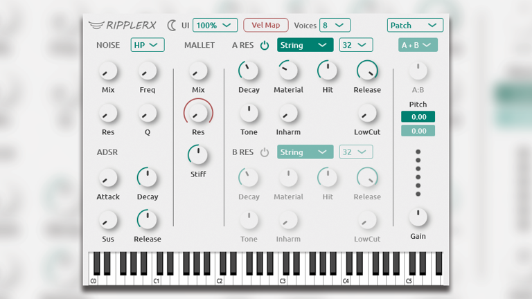 This free synth plugin transforms physics into sound