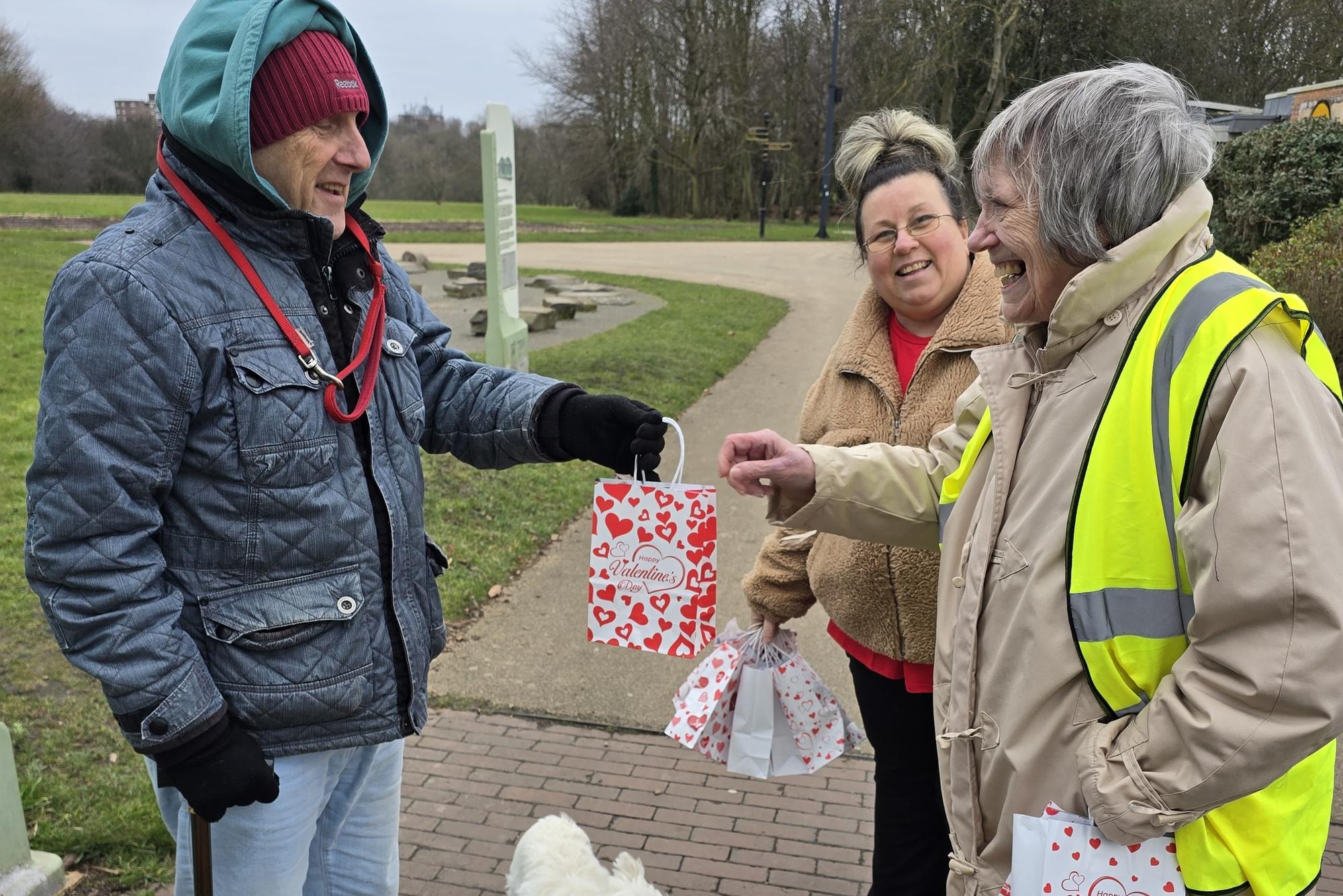 Residents from Rotherham care home share the love on Valentine's Day
