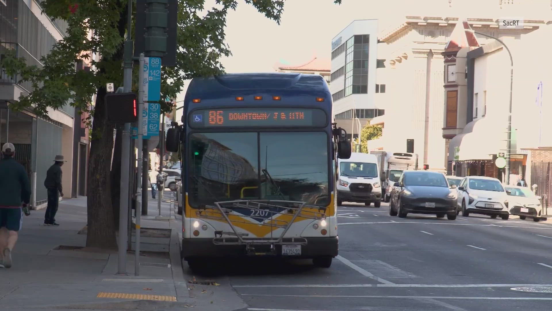 Citations coming to those who park in SacRT bus stops