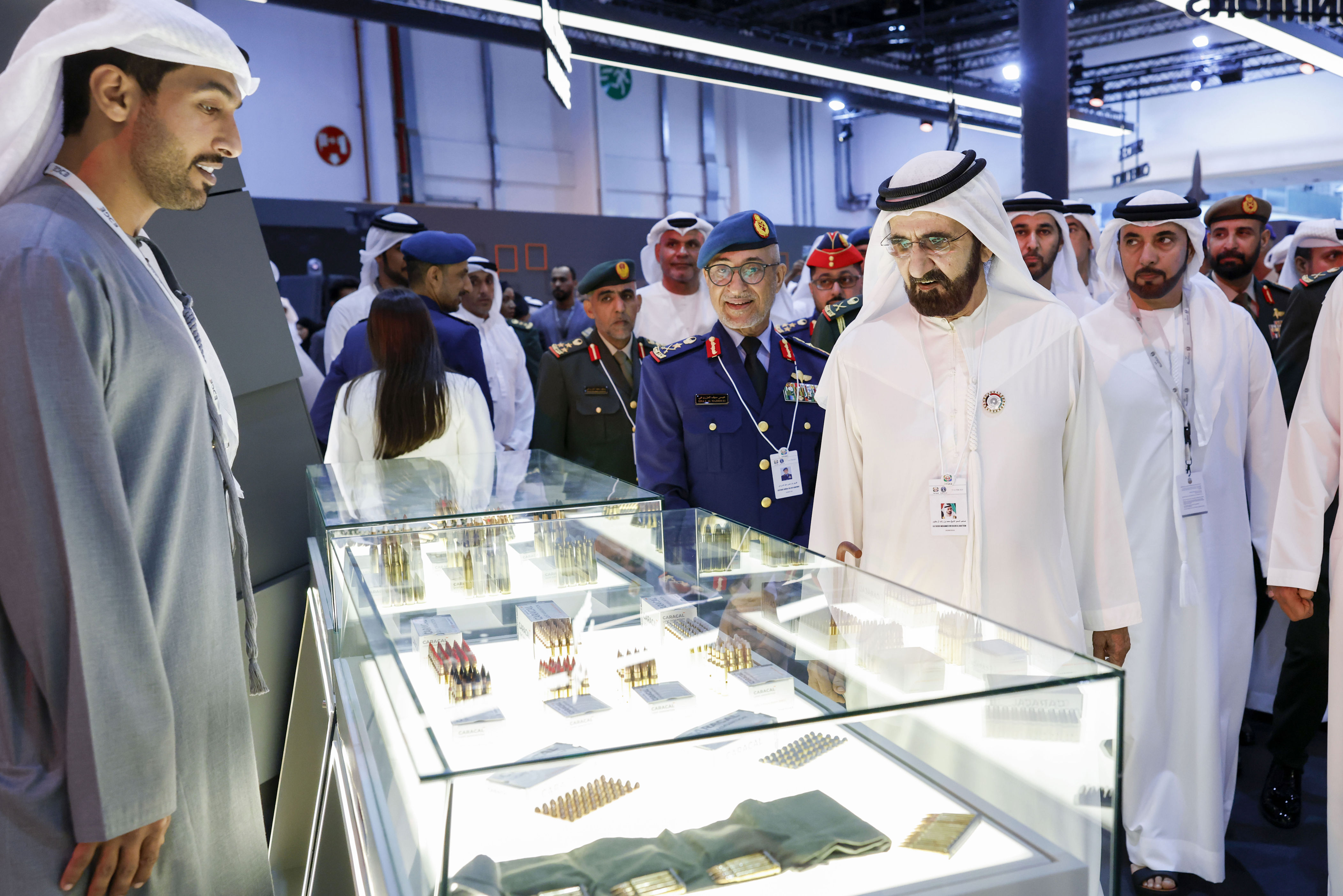 Mohammed bin Rashid visits IDEX in Abu Dhabi