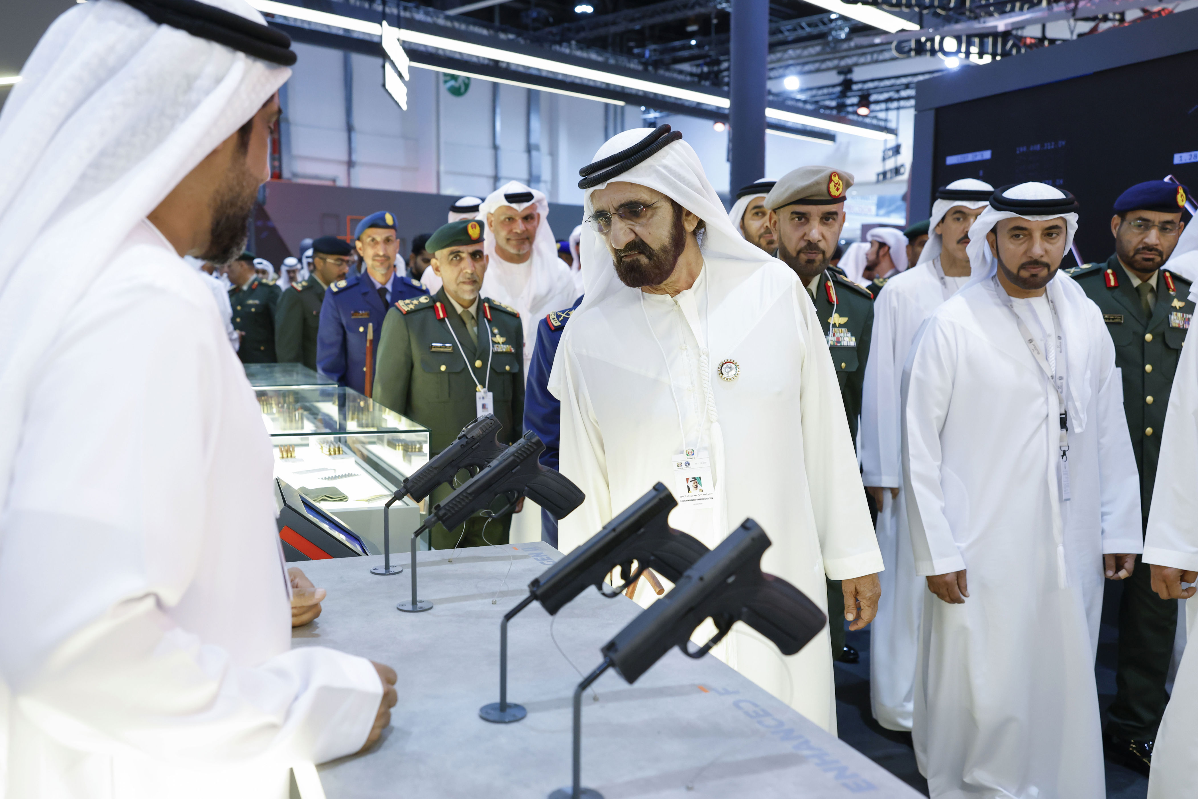 Mohammed bin Rashid visits IDEX in Abu Dhabi
