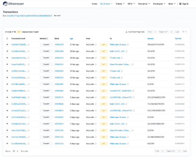 Chinese Ethereum holder spends $6.8M to warn against mass mind control