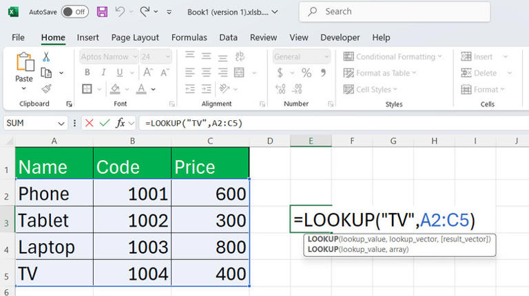 What Is The Lookup Function In Excel & How Do You Use It?